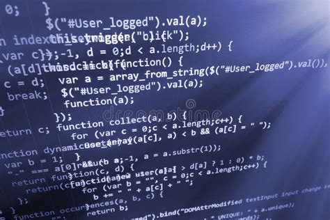 Écran De Programmation De Code Source De Codage Photo Stock Image Du