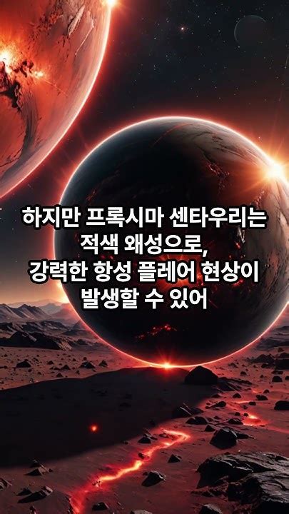 지구에서 가장 가까운 외계 행성 과학쇼츠 Shorts Youtube