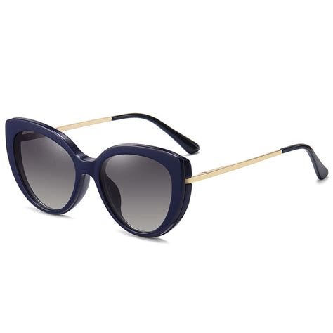 Fachtna Cat Eye Blue Glasses
