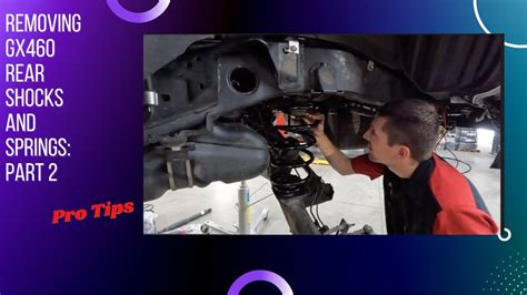 Part 2 Lexus Gx460 Lift Removing Kdss Gx460 Rear Springs And Shocks Youtube