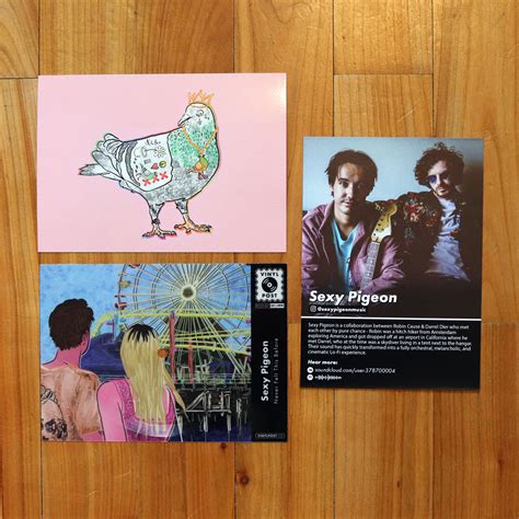 Sexy Pigeon Never Felt This Before December 2022 Vinyl Postcard