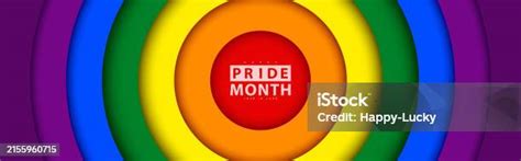 원 무지개 단계 색 배경 수평 디자인 벡터 일러스트 레이 션입니다 0명에 대한 스톡 벡터 아트 및 기타 이미지 0명 3차원 형태 Lgbt 프라이드의 달 Istock