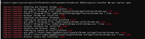 Cypress Cant Find Chrome After Update To 330 · Issue 4260 · Cypress