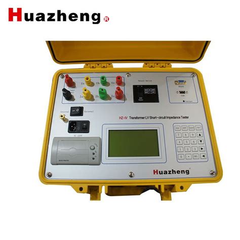 China Hz Iv Transformer Winding Low Voltage Lv Short Circuit Impedance Tester Suppliers