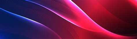 추상적인 빨간색과 파란색 동적 선이 배경을 구부립니다 미래 지향적인 하이테크놀로지 랜딩 페이지 배너 전단지 및 프레젠테이션 벡터 그림 0명에 대한 스톡 벡터 아트 및 기타