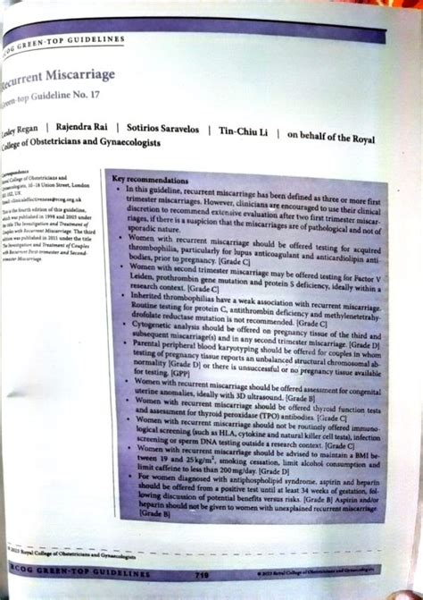 Rcog Green Top Guidelines 2016 2024 Upmed Books
