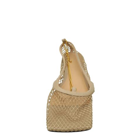 Bottega Veneta Nude Stretch Ballerina Flats 40 The Closet