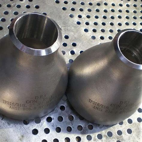 Stainless Steel 904l Flanged Concentric Reducer 4 X 3 Inch Pn16 At