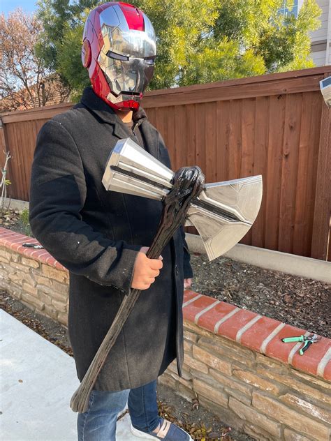 Avenger Infinity War Thor Stormbreaker Foam Cosplay Replica Mjolnir Gift Etsy
