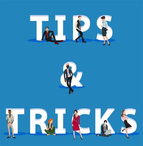 Premium Vector People On Tips Tricks For Web Mobile App Presentations