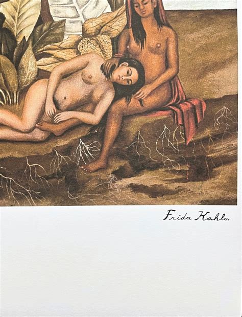 Frida Kahlo After Two Nudes In A Forest Signed Certificatephoto