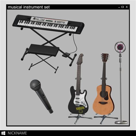 Give Me A Nickname Musical Instrument Set