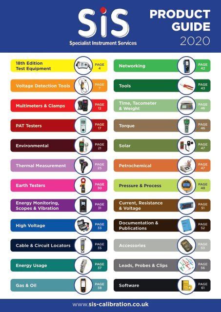Sis Product Catalogue 2020