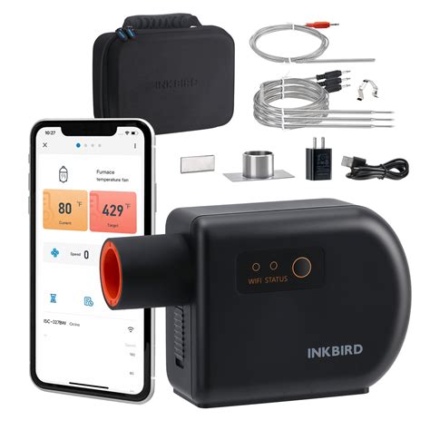 Inkbird Isc 027bw Wi Fi Bluetooth Bbq Automatic Smoker Fan Controller