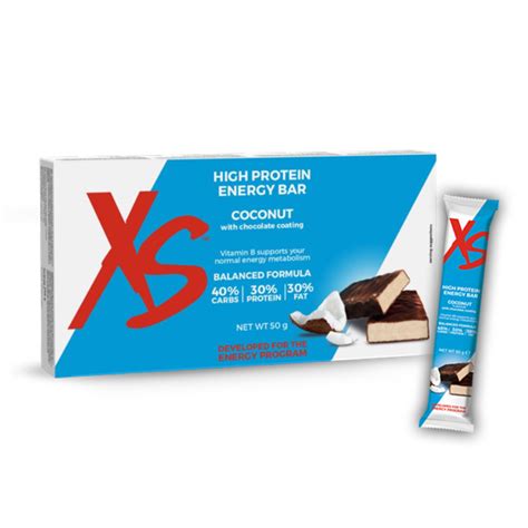 High Protein Energy Bar Xs™ Coconut Flavour With Chocolate Coating
