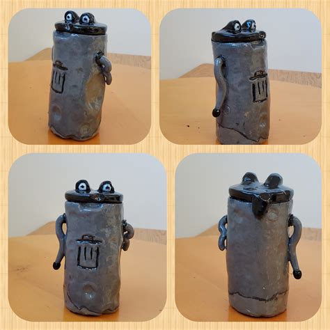 [self] Just A Little Trash Can Character R Sculpture
