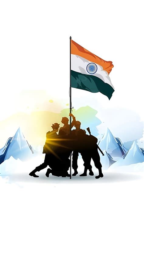 Warrior Wallpaper Indian Flags
