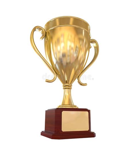 Gold Trophy Cup Stock Illustration Illustration Of Leadership 43260024
