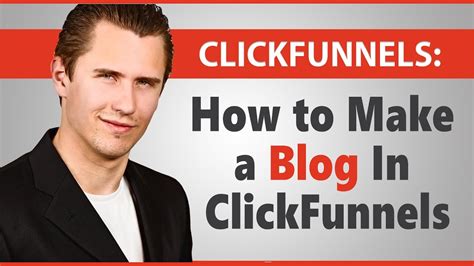 Clickfunnels How To Make A Blog In Clickfunnels Youtube