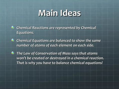 Intro To Chemical Reactions PPT