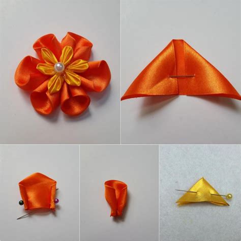 Sintético 104 Foto Como Hacer Flores De Cinta De Raso Paso A Paso El