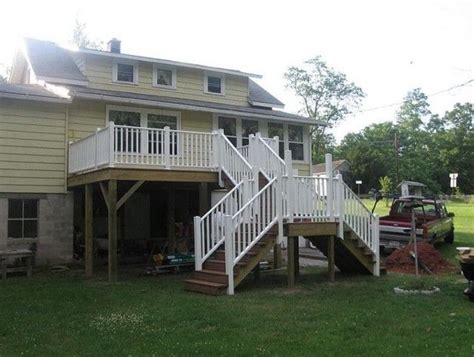 Deck Stairs Railing Height Code Deck Stair Railing Stair Railing Deck Stairs
