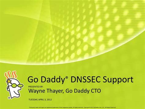 Ppt Go Daddy ® Dnssec Support Powerpoint Presentation Free Download