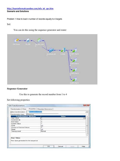 10 Scenario And Solutions Informatica Pdf Data Management