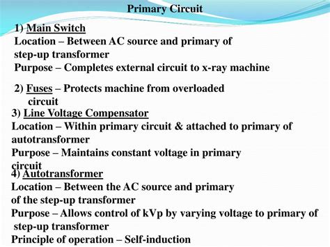 Ppt The X Ray Circuit Powerpoint Presentation Free Download Id 6628964