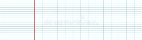 French Ruled Notebook Paper Grid Seyes Lined Paper For Handwriting Ruled Sheet Stock Vector
