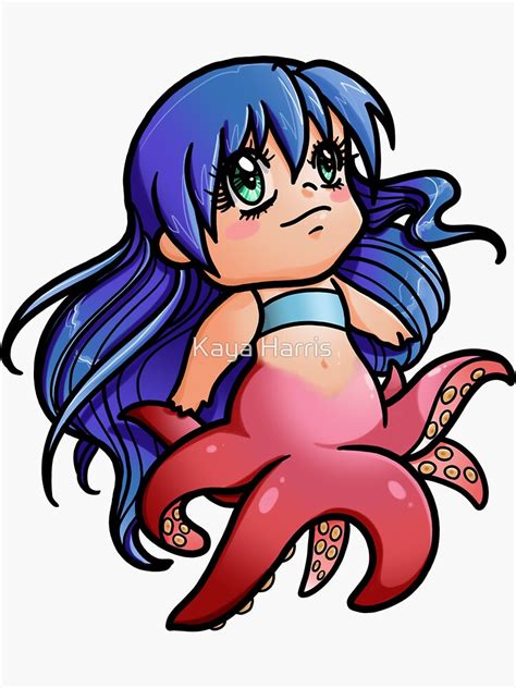 Octo Girl Sticker For Sale By Kayaharris Redbubble