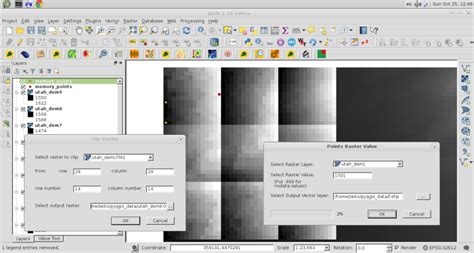 Plugin De Qgis Para Cortar Un Ráster Con Base En Los índices De Fila