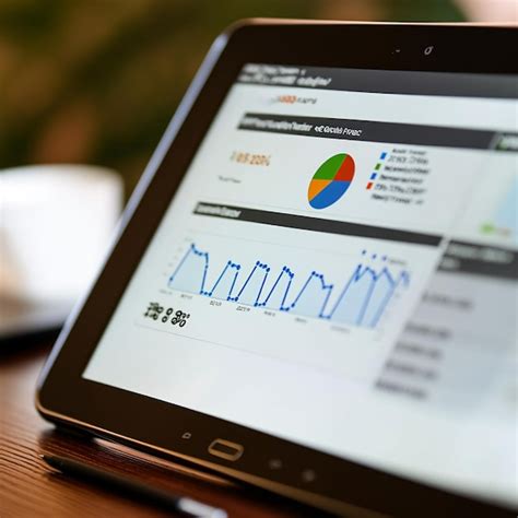 A Closeup Of A Marketing Dashboard Displaying Key Performance Indicators And Metrics4 Premium
