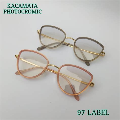 Jual PAKET KACAMATA LENSA PHOTOCROMIC BERUBAH WARNA BENTUK CAT EYE