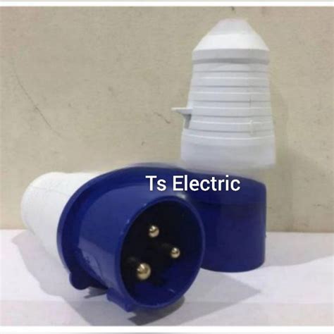 Jual Industrial Plug 3p 16a Plug Mounting 3 Kaki 16a Made In China Shopee Indonesia