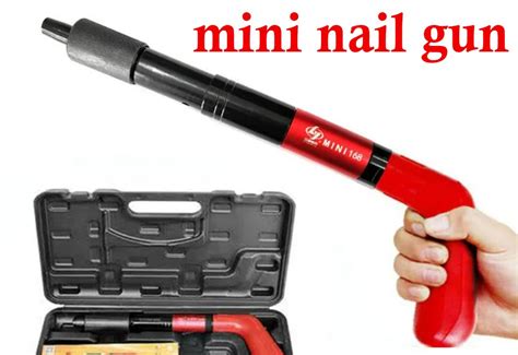 Mini Steel Nail Gun Adjust Automatic Slag Silencer Fastener Rivet Gun For Ceiling Wall How To