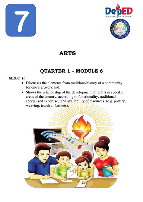 Secondary ARTS Q1 WEEK6 ARTS QUARTER 1 MODULE 6 MELCs Discusses