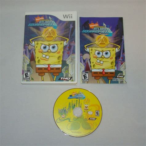 Wii Spongebobs Atlanstis Squarepantis Geekedouttoys