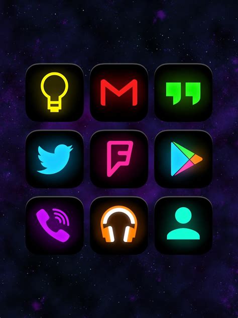 Neon App Icons How To Make Them On Android Freeappsforme Free