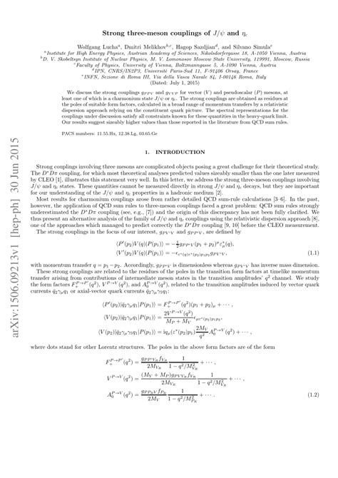 Pdf Strong Three Meson Couplings Of Jpsi And Etac