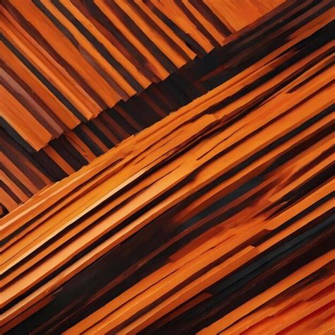 Premium Photo Horizontal Vibrant Orange Diagonal Stripes Background