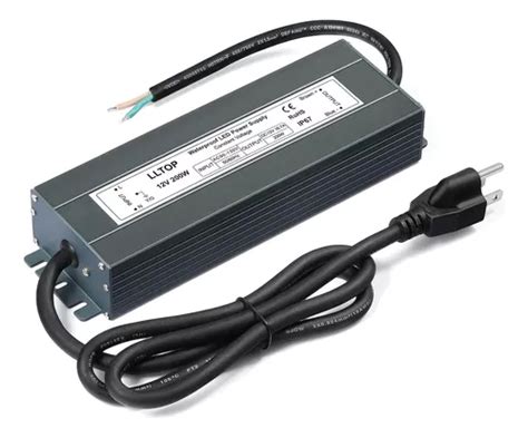 Transformador De Bajo Voltaje De 200 W Impermeable Ip Envío Gratis