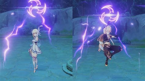 Electro Element Lumine VS Aether Genshin Impact YouTube
