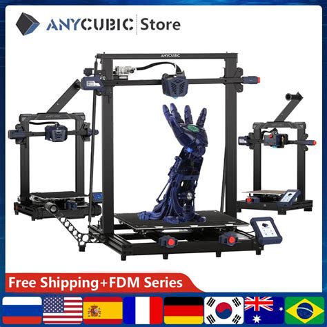 Anycubic Fdm 3d 프린터 Kobra 시리즈 Vyper 25 포인트 자동 레벨링 대형 풀 메탈 프레임 인프레소라 3d