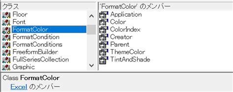 Excel Vbaにはcolorformatとformatcolorが存在するエクセルマクロ・excel Vbaの使い方