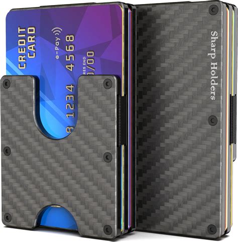 Metal Wallets For Men Slim Wallet Rfid Blocking Compact
