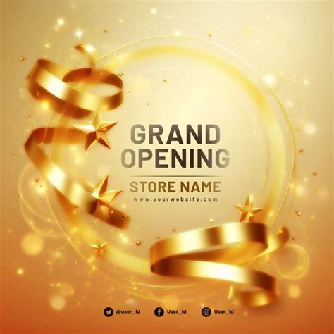 Premium PSD Psd Grand Opening Store Special Promo Offer Promotion