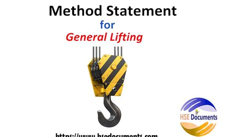 Crane Lift Method Statement Lopavet