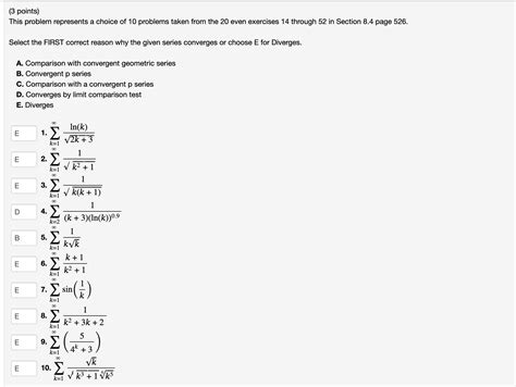 Solved Points This Problem Represents A Choice Of Chegg Com