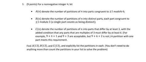 Solved 9 ﻿points ﻿for A Nonnegative Integer N ﻿letan